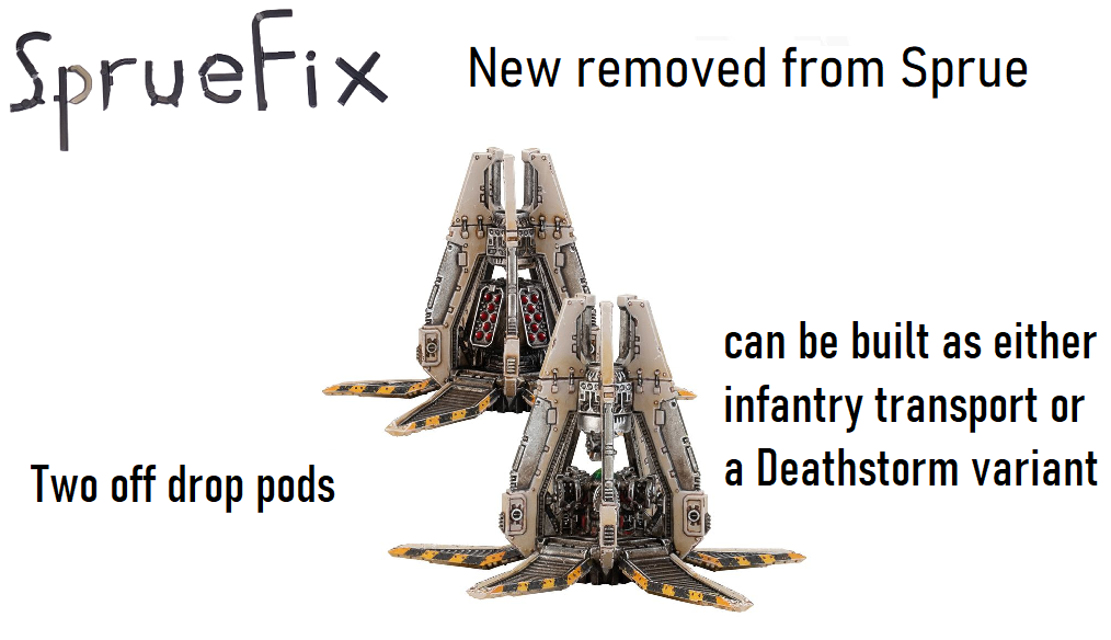 Drop Pods x2 | Legions Imperialis Singles – Spruefix